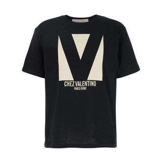 Valentino Chez T-Shirt - - Tops - Herren - Schwarzk - S