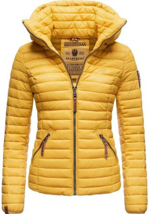 Marikoo Steppjacke L&ouml;wenbaby stylische &Uuml;bergangsjacke mit abnehmbarer Kapuze
