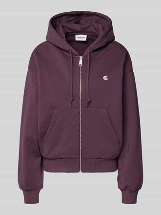 Carhartt Work in Progress Sweatjacke mit Logo-Stitching Modell Casey