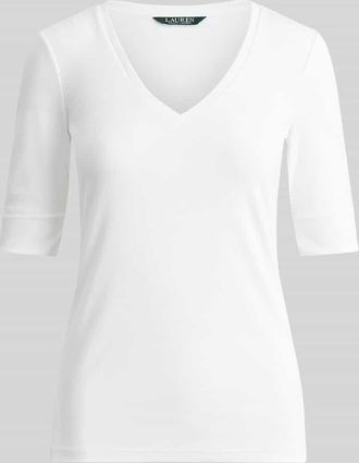 Lauren Ralph Lauren Slim Fit T-Shirt aus Baumwoll-Mix Modell JUDY