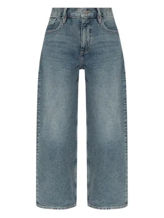 AllSaints jean Sadie &agrave; effet d&eacute;lav&eacute; - Bleu
