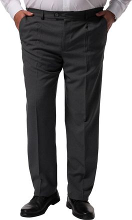 Men Plus Herren gro&szlig;e Gr&ouml;&szlig;en &Uuml;bergr&ouml;&szlig;en Menswear L-8XL Men+, Bauchfit-Hose, Business, Baukasten, bis Gr. 82/41 grau 41 835066146-41