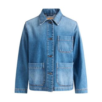 Max Mara Femme, Vestes, Bleu, Taille: 42 FR Wkdcircoli Denim Jacket