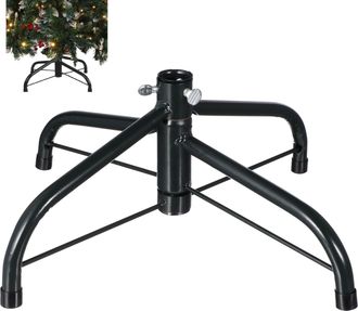 Cabilock Weihnachtsbaumständer Aus Stabiler Metallkonstruktion Drehbarer Sockel Für Weihnachtsbäume Bis 2 Meter Inkl Wasserschale Ideal Für Festliche Weihnacht