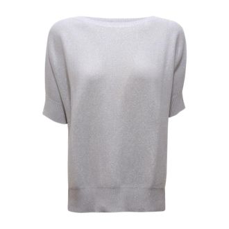 D.exterior 60265 Vanise Lux Over M/M - - Knitwear - Damen - Grau - M