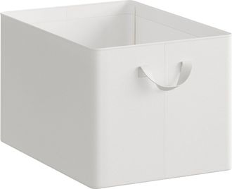 Woltu Aufbewahrungsbox 1 St&uuml;ck, aus Polyesterstoff, f&uuml;r Schlafzimmer, Arbeitszimmer, Wohnzimmer, Organizer Box mit Griffen, f&uuml;r Kleidung Spielzeug, faltbar,