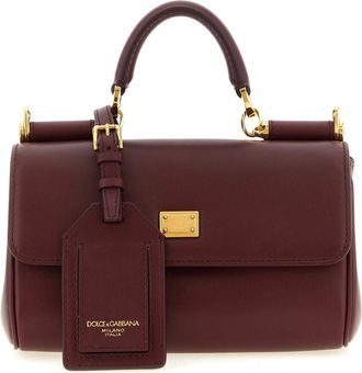 Dolce & Gabbana Femme, Sacs, Brun, Taille: ONE Size My Sicily Mini Handbag