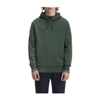 Fred Perry Hoodie - - Sweatshirts & Hoodies - Herren - Gr&uuml;n - S