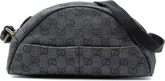 Gucci Hobo Bags - GG Denim Shoulder Bag - Gr. unisize - in Grau - f&uuml;r Damen