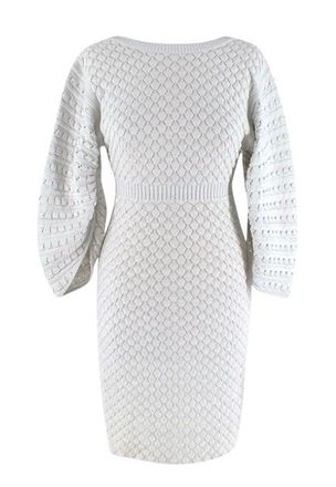 Chanel Waffle Knit Mini Dress Size XXS