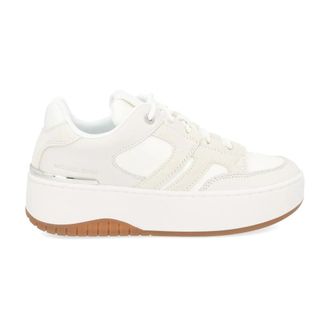 Michael Kors Ryder Leder Plateau-Sneaker - - Shoes - Damen - Wei&szlig; - 37 EU
