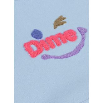 Dime Hoodie &agrave; logo textur&eacute; sur le devant en coton