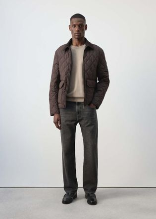 Mango Veste matelass&eacute;e hydrofuge marron - Homme - XXL - MANGO MAN