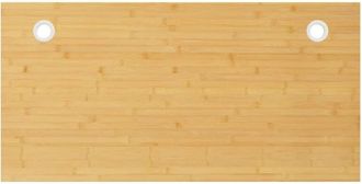 vidaXL Dessus de bureau 110x55x4 cm bambou