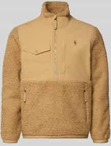 Polo Ralph Lauren Regular Fit Troyer in Teddyfell-Optik