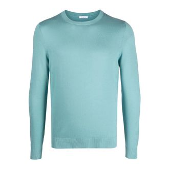 Malo Round-Neck Strickwaren - - Knitwear - Herren - Blau - 2XL