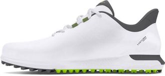 Under Armour Chaussures de golf Drive Fade sans crampons pour homme, (100) Blanc/Blanc/Gris Titan, 41 EU