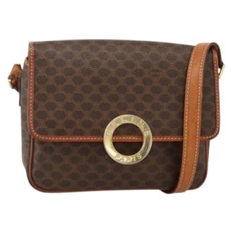 Celine Sac &agrave; bandouli&egrave;re Macadam Vintage Pre-owned - Femme - Pre-owned - Brun - Taille: ONE Size