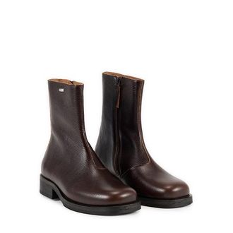 Our Legacy Bottines Camion Deep Americano Leather en cuir