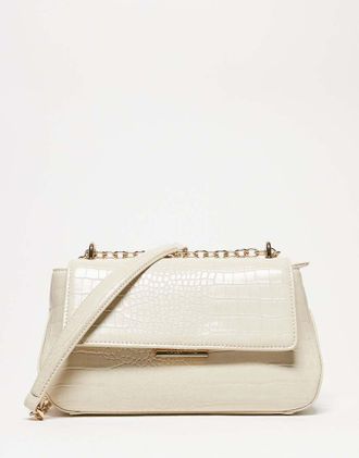 Valentino Afrodite - Sac port&eacute; &eacute;paule effet serpent &agrave; bandouli&egrave;re - Taupe-Neutre