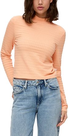 QS by s.Oliver s.Oliver Damen 2141062 Langarmshirt, 2101 orange, L