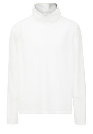 Dreimaster Dreimaster Fleecepullover M&auml;nner Optik Weiss