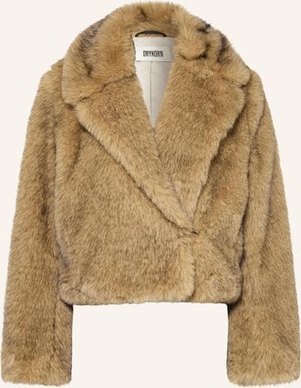 Drykorn Drykorn Kunstfell-Jacke Adwell braun