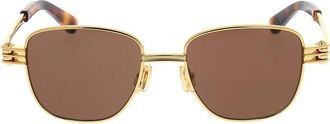 Bottega Veneta Stylische Sonnenbrille f&uuml;r modische Looks - - Accessories - unisex - Gelb - ONE SIZE