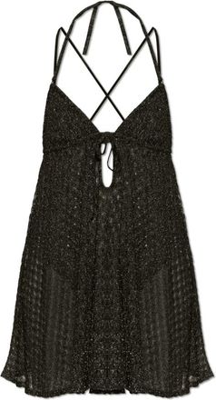 Missoni Femme, Robes, Noir, Taille: 40 FR Robe Courte de Plage