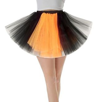 Generic Jupe courte color&eacute;e pour femme - Couleur bonbon, Orange, Taille unique