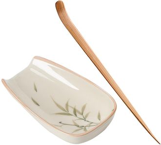 Amosfun Keramik Tee Disc Set - Handgefertigte Teeschale Und Teebereiter F&uuml;R Teezeremonien Und Zuhause Praktisches Zubeh&ouml;R F&uuml;R Teeliebhaber