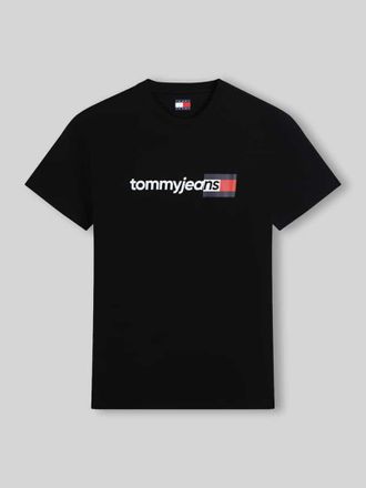 Tommy Jeans Regular Fit T-Shirt aus reiner Baumwolle