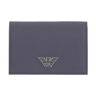 Emporio Armani Saffiano Kartenetui - - Accessories - Herren - Grau - ONE SIZE