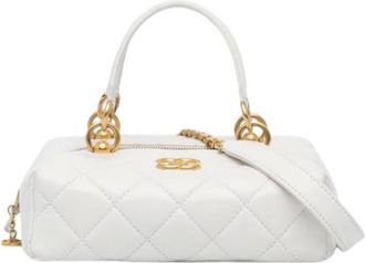 Chanel Sac bandouli&egrave;re matelass&eacute; Pre-owned - Femme - Pre-owned - Blanc - Taille: ONE Size