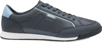 HUGO BOSS Nitan_Lowp_txthem Navy Sneakers - Blau