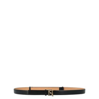 Elisabetta Franchi Femme, Accessoires, Noir, Taille: L Leather Belt