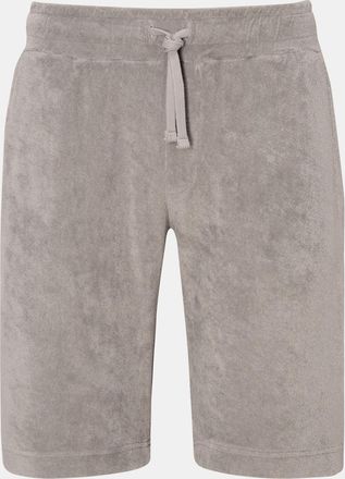 04651/ Herren - Frottee-Shorts Terry grau