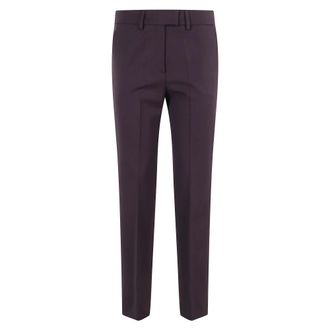 Federica Tosi New York Stil Lila Hose - - Trousers - Damen - Braun - S