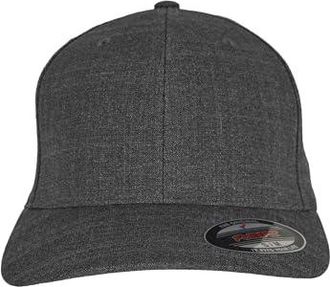 Flexfit Casquette pour Homme - Fine Melange - Disponible dans de Nombreuses Couleurs différentes - Tailles S-M à L-XL, Charcoal, L-XL