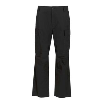 Maison Margiela Embroidered Logo Cargo Pants - - Trousers - Herren - Schwarzk - XL