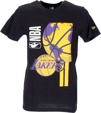New Era NBA Basketball Grafik Tee Schwarz - - Tops - Herren - Schwarzk - XL