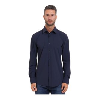 HUGO BOSS Homme, Chemises, Bleu, Taille: L Chemise ajust&eacute;e P-Hank