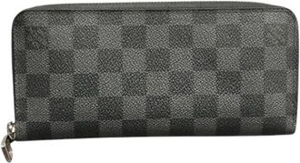 Louis Vuitton Portefeuille Long Vintage (&agrave; deux volets) Pre-owned - Homme - Pre-owned - Noir - Taille: ONE Size