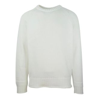 Carlo Colucci Carlos Classic Crewneck - Homme - Pulls - Blanc - Taille: S
