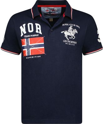 Geographical Norway Herren Kelestre Men Polo Shirt, Marine, M
