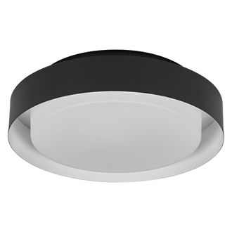 Osram ORBIS MADRID Deckenleuchte 290mm, schwarz, E27-Sockel, kann mit smarter Lampe best&uuml;ckt werden, hochwertiges, modernes Design, Metallgeh&auml;use, geeignet 