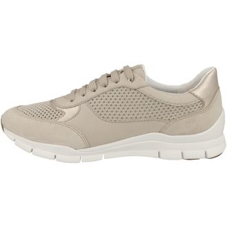 Geox D Sukie Sneaker, LT Taupe, 36 EU