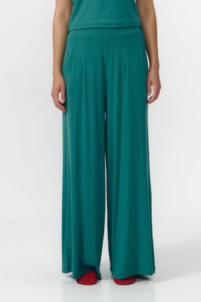 Suite13lab Damen vegan Hose Yala Teal