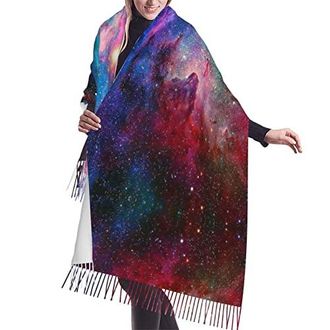 Generic Galaxie Color&eacute;e Femme Scarf Avec Gland Etole &Eacute;l&eacute;gant Ch&acirc;le Wrap Pour Soir&eacute;e Hiver Mariage Cadeau