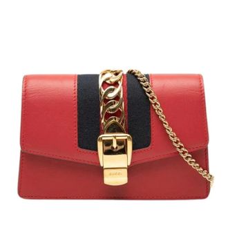 Gucci Pre-owned Sylvie - Femme - Pre-owned - Rouge - Taille: ONE Size